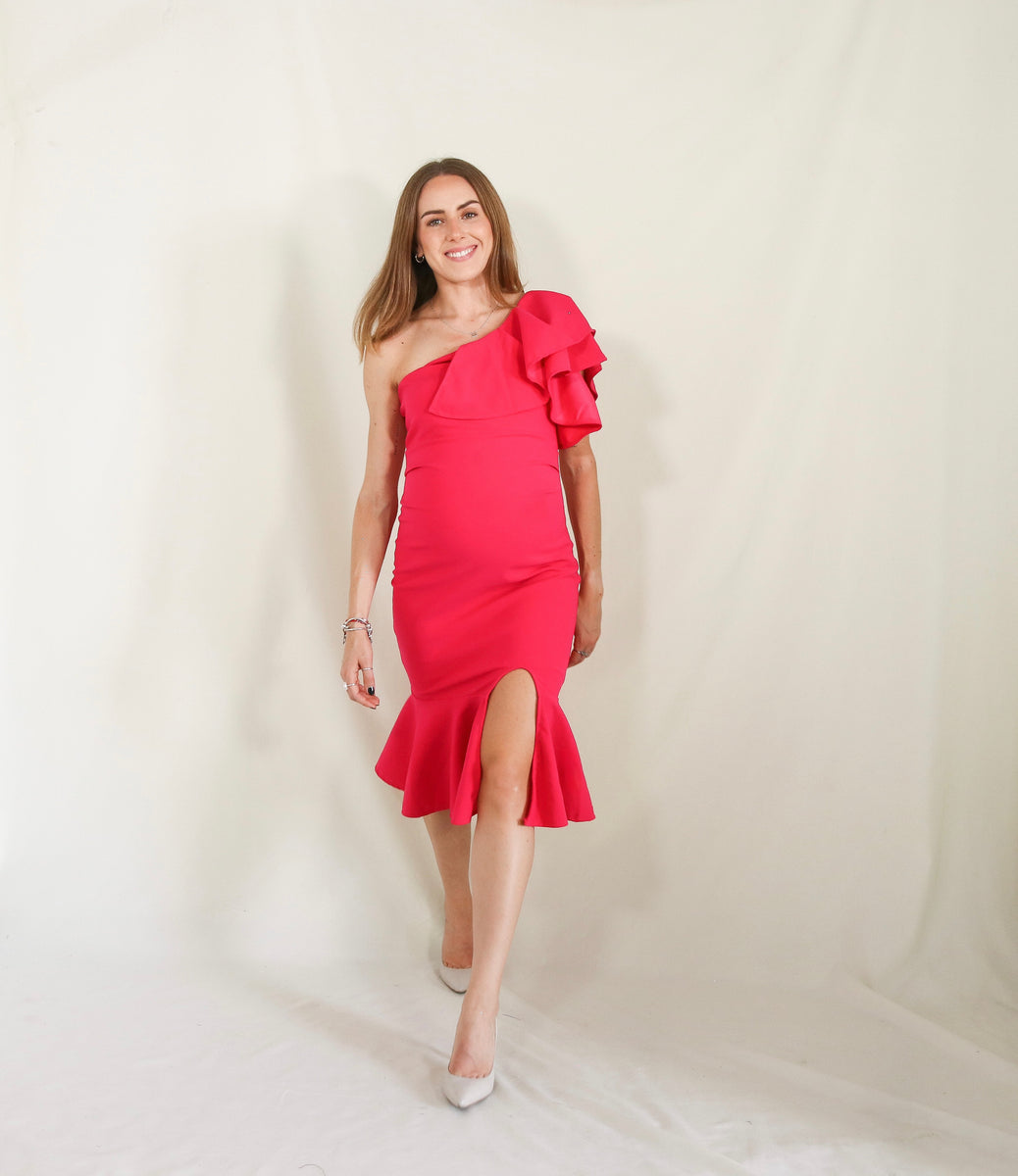 Vestido de maternidad, Aurelia rosa barbie M – Hello Mom